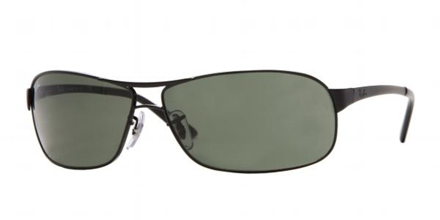 Ray-Ban RB3343 006 Rectangle Black Sunglasses | SmartBuyGlasses UK