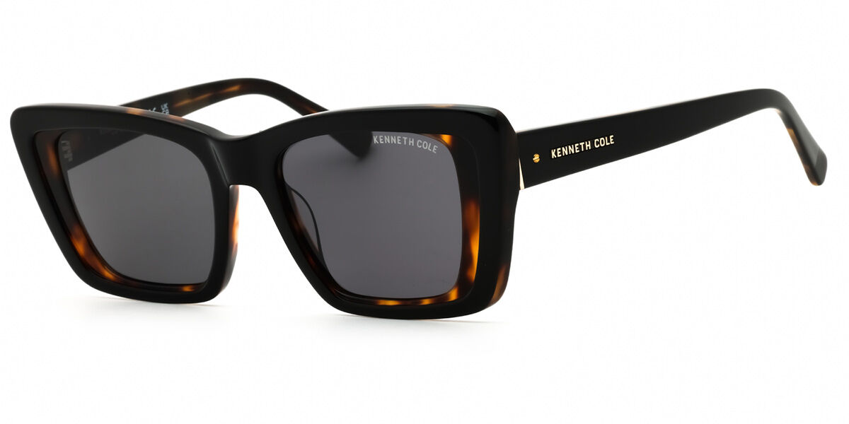 Kenneth Cole KC00027 05A Cat Eye Black Dark Tortoise Sunglasses ...