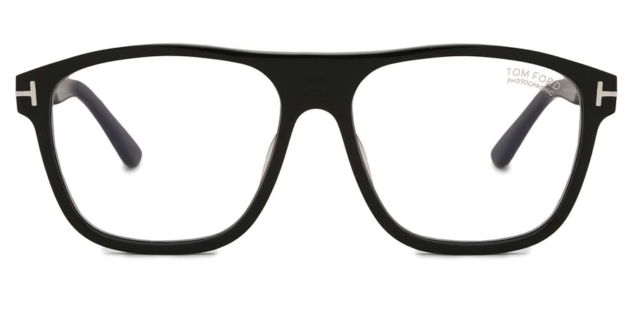 Tom Ford FT1081 FRANCES 01A Square Shiny Black Eyeglasses ...