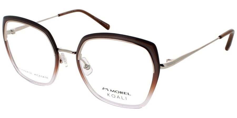 Koali 20096K MD03 Cat Eye Faded Dark Brown Grey Eyeglasses ...