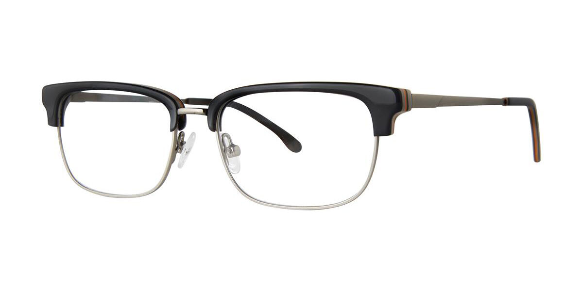 Elliott Ives Daniel Grey Browline Grey/Silver Eyeglasses ...